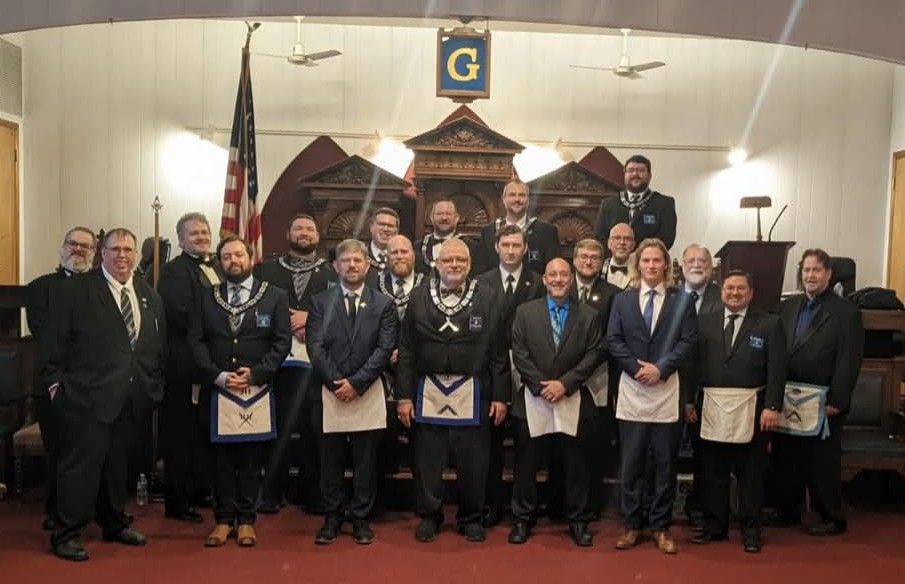 Two New Master Masons - Blazing Star Lodge #694 F&AM